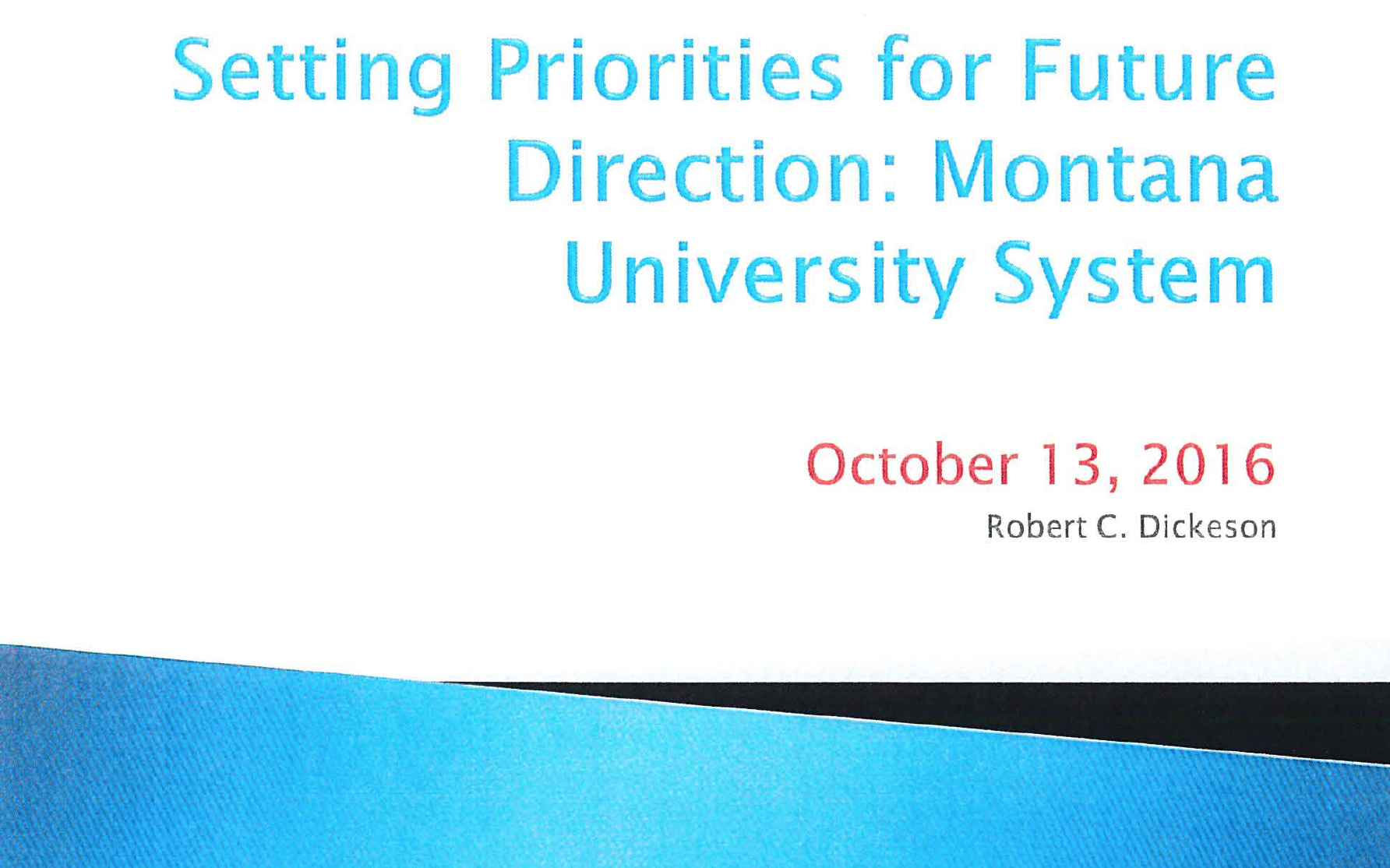 October Meeting on Program Prioritization Briefing – University Faculty ...